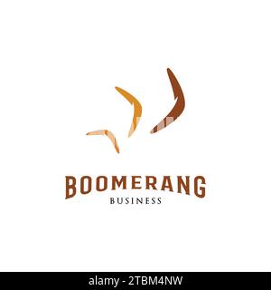 Boomerang Icon Logo Design Template Stock Vector Image & Art - Alamy