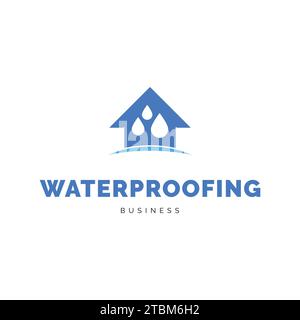 Basement waterproofing icon logo design inspiration Stock Vector Image ...
