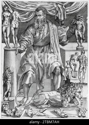 Portrait of sculptor Baccio Bandinelli Stock Photo - Alamy