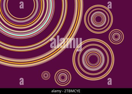 Abstract colorful globe circle geometric pattern design and background ...