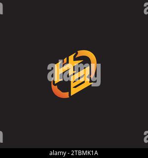 BH combination letter unique initials logo esport for gaming team ...