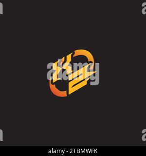 ZX combination letter unique initials logo esport for gaming team ...