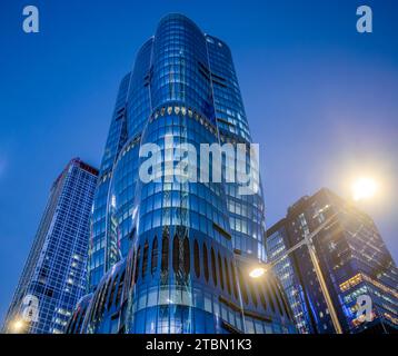 Central Financial district, The Henderson building, Hong Kong, China ...