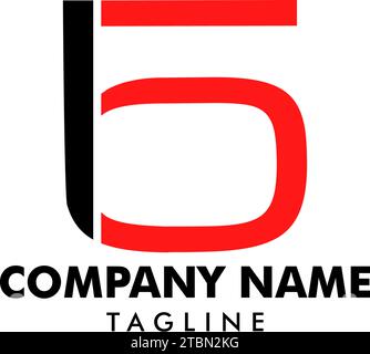 Initial letter and number logo, B and 5, B5, 5B Stock Vector Image ...