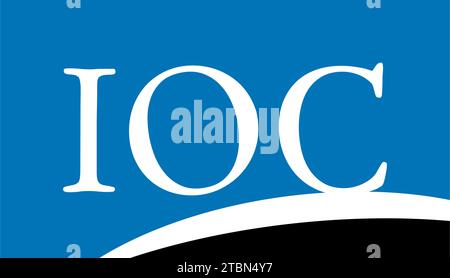Initial Letter IOC Logo Template Design Stock Vector Image & Art - Alamy
