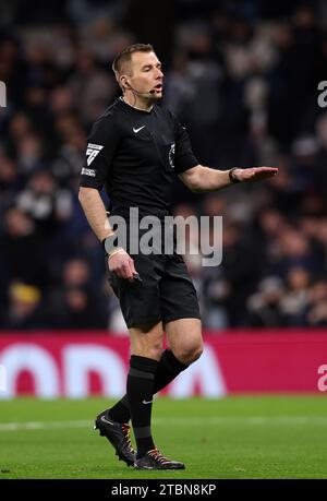 Referee Michael Salisbury during the Premier League match at the King ...
