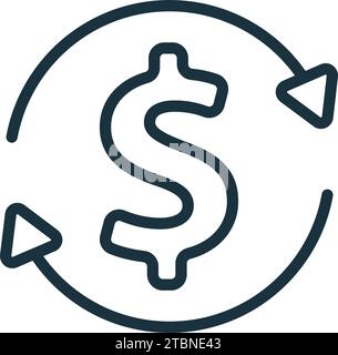 ROI icon. Monochrome simple sign from business concept collection. ROI ...