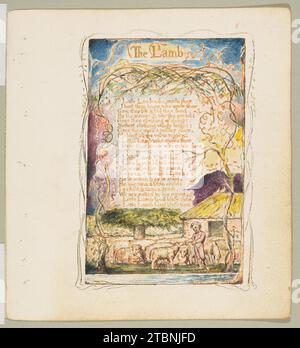 William Blake - the Lamb Stock Photo - Alamy