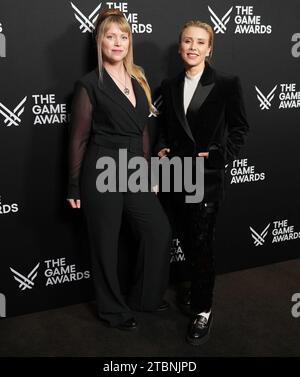 (L-R) Melina Juergens and Jules Hardy at The Game Awards 2023 held at ...