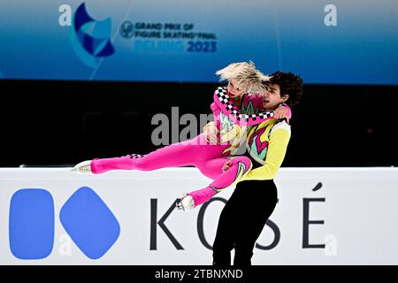 Elizabeth TKACHENKO & Alexei KILIANOV (ISR), during Junior Ice Dance ...
