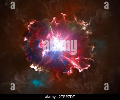 Nebula, universe space, galaxies birth of the stars. Space exploration ...