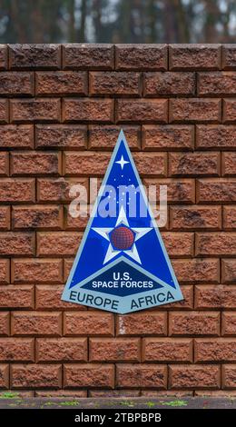 Ramstein Miesenbach, Germany. 08th Dec, 2023. The logo of the United ...