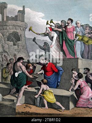 The Book of Nehemiah from the Holy Bible, illustrated inside a ...