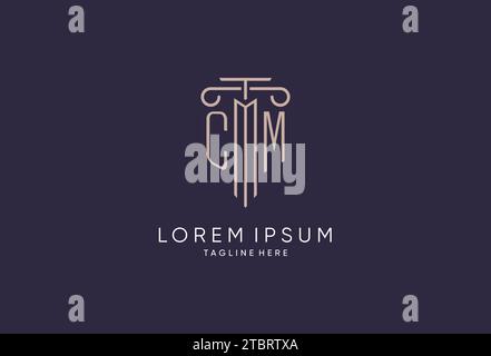 CMM logo. CMM letter. CMM letter logo design. Initials CMM logo linked ...