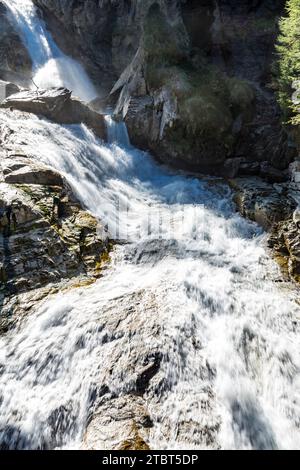Gastein Waterfall, 340 m, Gasteiner Ache, Bad Gastein, Gastein Valley ...