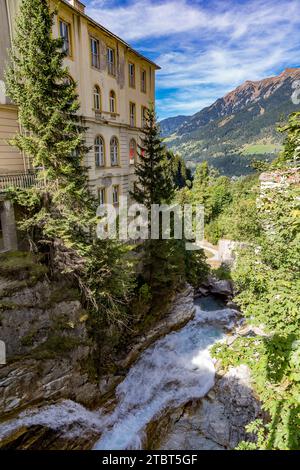 Gastein Waterfall, 340 m, Gasteiner Ache, Bad Gastein, Gastein Valley ...