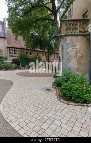Aschach Castle in the municipality of Aschach, a district of Bad ...