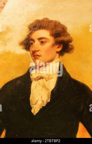 Portrait of Sir Joshua Reynolds. Author Edmond Malone Stock Photo - Alamy