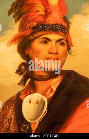 Thayendanegea or Joseph Brant (1743 – 1807) Native American, Mohawk ...
