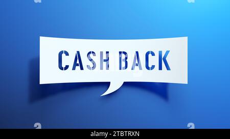 Deal - Speech Bubble. Minimalist Abstract Design. White Cut Out Paper ...