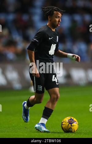 Romelle Donovan #49 of Birmingham City during the pre-game warmup ahead ...