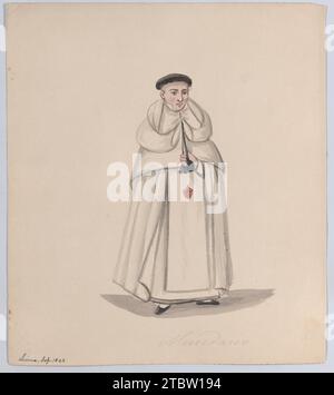 A priest from the Mercederian order (Order of Our Lady of Mercy), from ...
