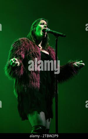 AMSTERDAM - Singer Floor Jansen during a performance in AFAS Live. It ...