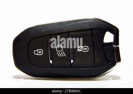 Pop-up car key with remote central locking Stock Photo - Alamy