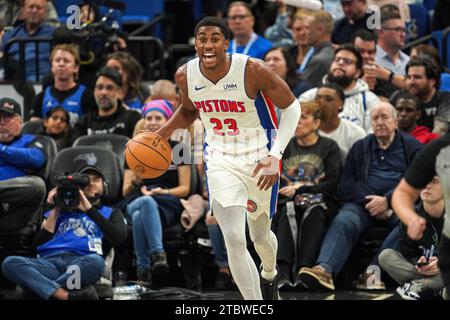 Detroit Pistons guard Jaden Ivey (23) during the first half of an NBA ...