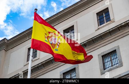 A picture of the Spanish flag Stock Photo - Alamy
