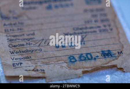 receipt in a hand, Germany Stock Photo - Alamy