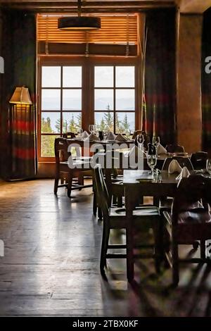 Cascade Dining Room in Timberline Lodge on Mt. Hood, Mt. Hood National ...