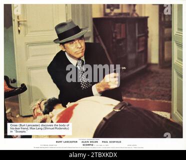 BURT LANCASTER in SCORPIO 1973 director MICHAEL WINNER story David W ...