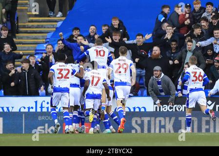 Harvey Knibbs #7 of Reading celebrates his goal to make it 1-0 during ...