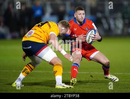 Bath Rugby’s Finn Russell (right) in action with the ball during the ...