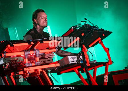 Liam Howlett British electronic music group The Prodigy pose for ...
