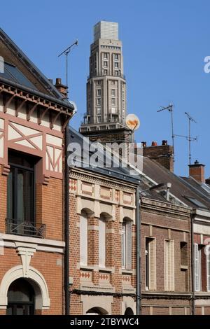 Perret Tower building in Amiens | La tour Perret a Amiens Stock Photo ...