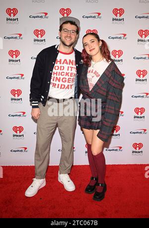 Clyde Lawrence, Gracie Lawrence attends iHeartRadio z100's Jingle Ball ...