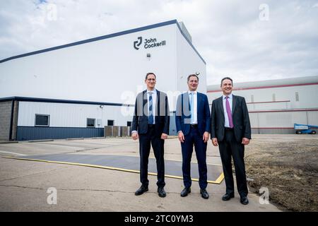 John Cockerill CEO Francois Michel pictured at a visit at the Cockerill ...