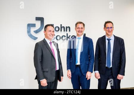 John Cockerill CEO Francois Michel pictured at a visit at the Cockerill ...