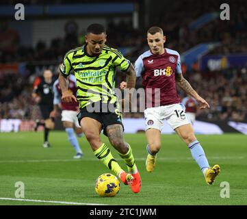 Gabriel Jesus (A) at the Arsenal v Aston Villa EPL match, at the ...