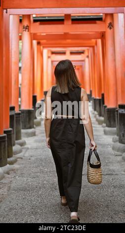 Beautiful hispanic woman wearing explorer hat smiling with happy face ...