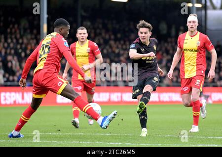 UTRECHT - Victor Jensen of FC Utrecht scores the 3-1 during the semi ...