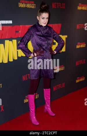 London, UK. Maddy Lucy Dann at the screening for Chicken Run: Dawn of ...