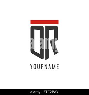 RE initial esport logo with simple shield design style vector graphic Stock Vector Image & Art ...