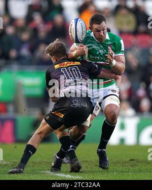 Leicester Tigers' Hanro Liebenberg and Stormers' Clayton Blommetjies in ...