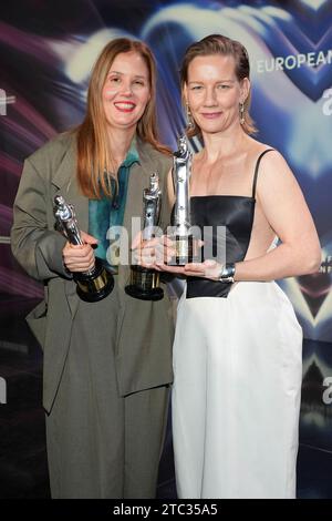Justine Triet und Sandra Hueller, die beiden Preistraegerinnen bei der ...
