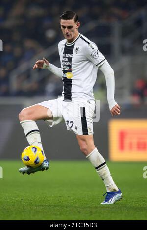 Lorenzo Lucca in action during Coppa Italia match between FC ...