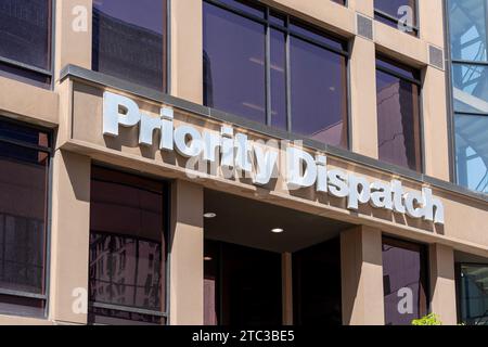 Priority Dispatch headquarters in Salt Lake City, Utah, USA Stock Photo ...