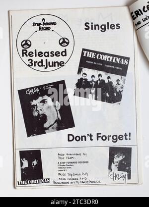 1970s Sniffin Glue Punk Rock Fanzine Magazine Stock Photo - Alamy